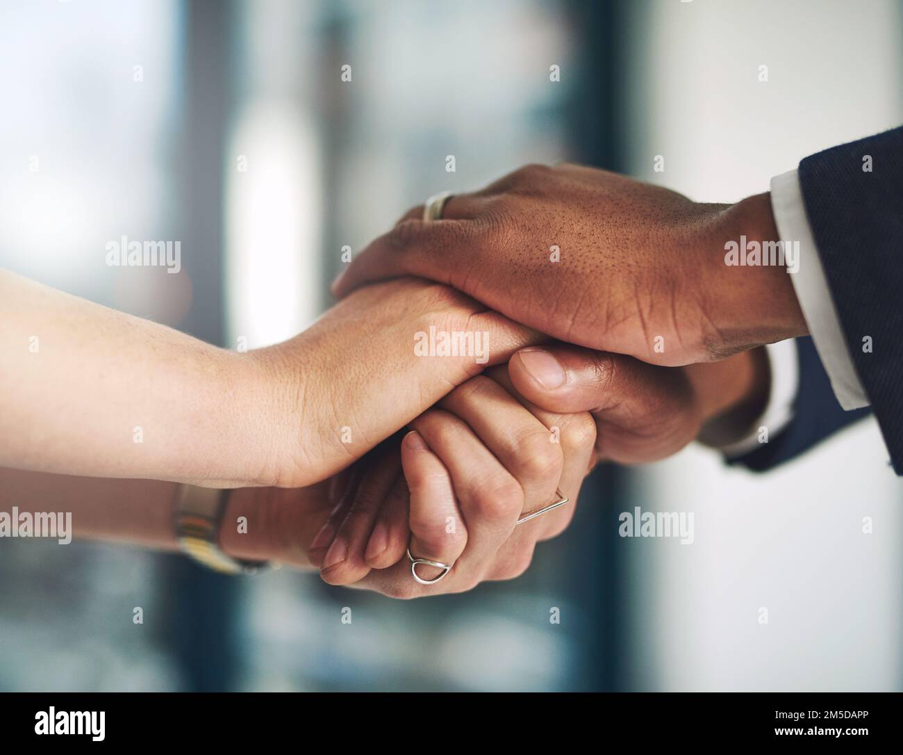 I acknowledge and appreciate all youve done. two colleagues holding ...