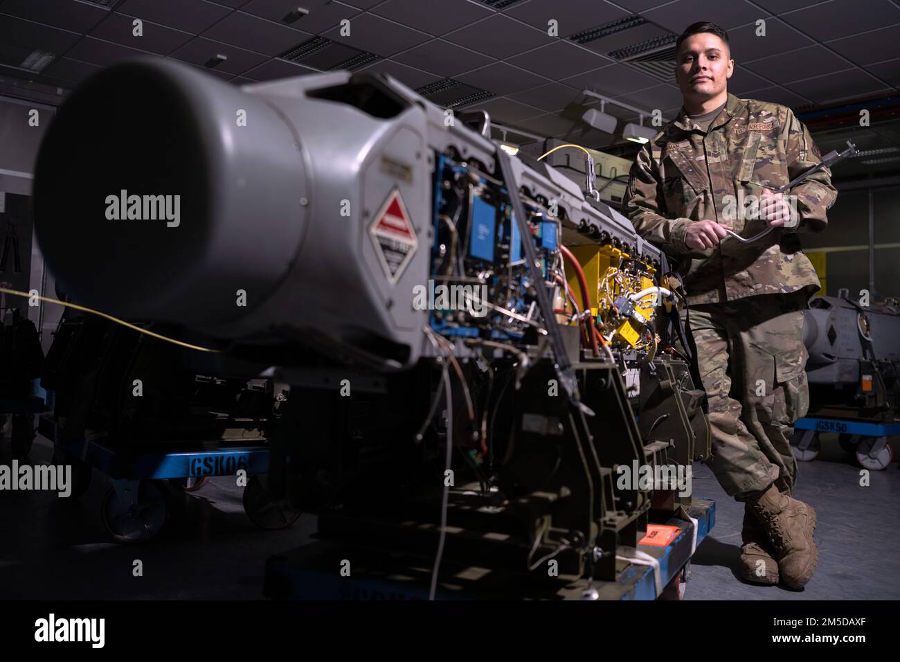 U.S. Air Force Staff Sgt. Caleb Bowman is an electronic warfare ...