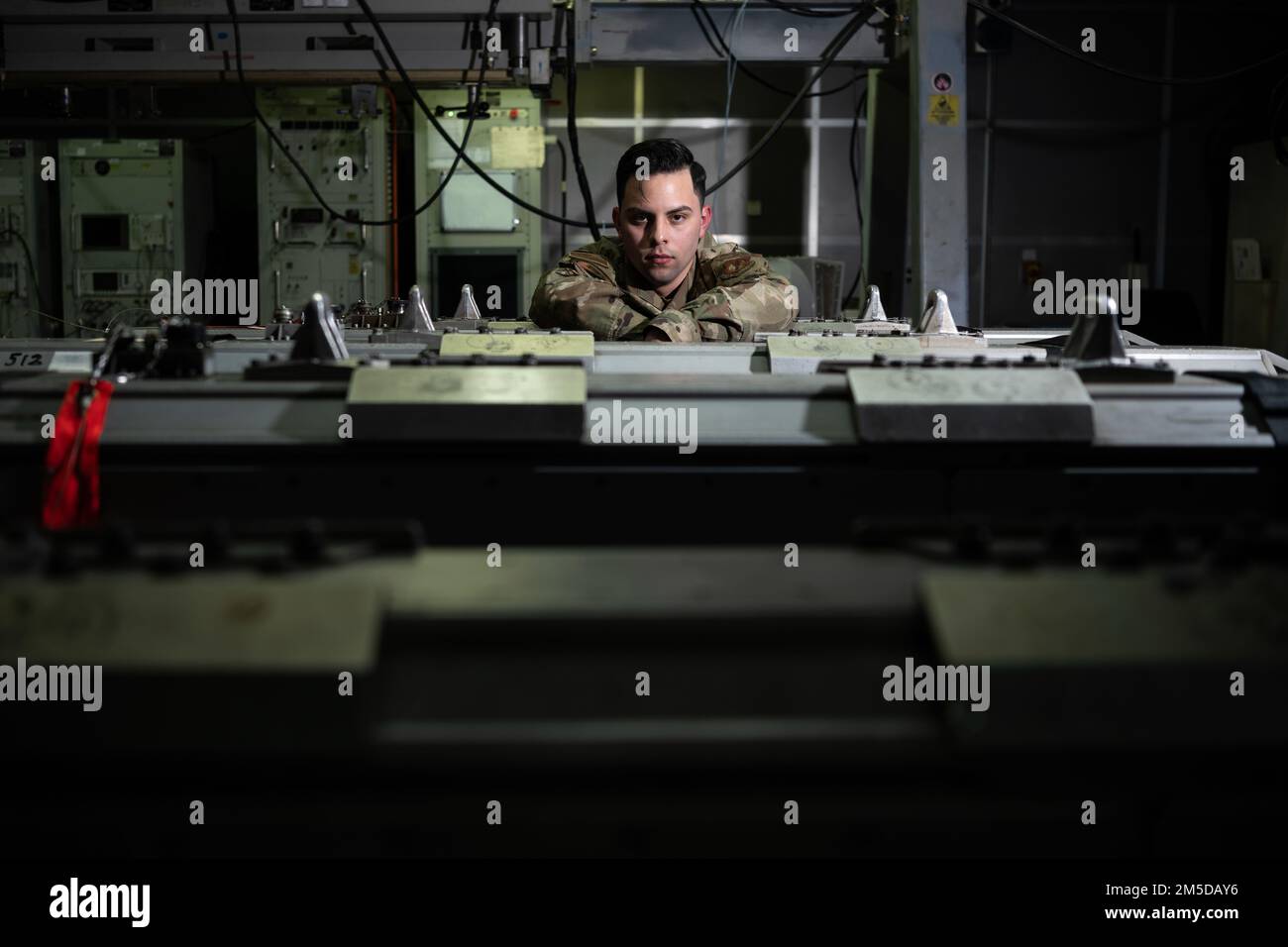 U.S. Air Force Senior Airman Austin White is an electronic warfare ...
