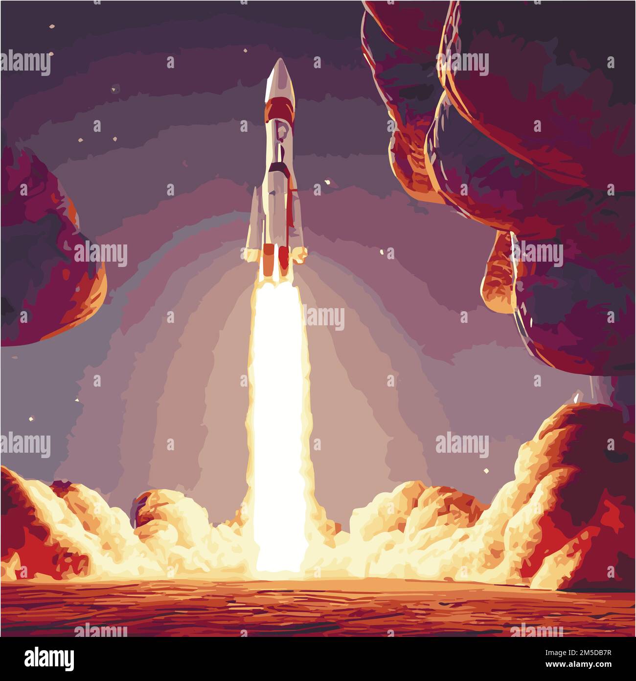 Engine explosion Stock Vector Images - Alamy