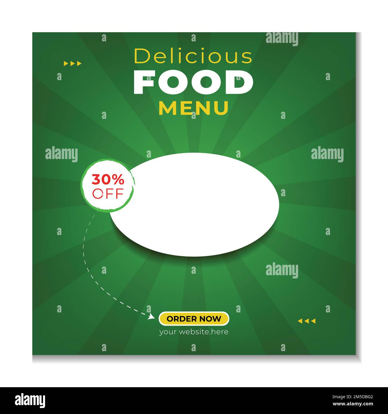 Super Delicious food Social media post template. .food social media ...