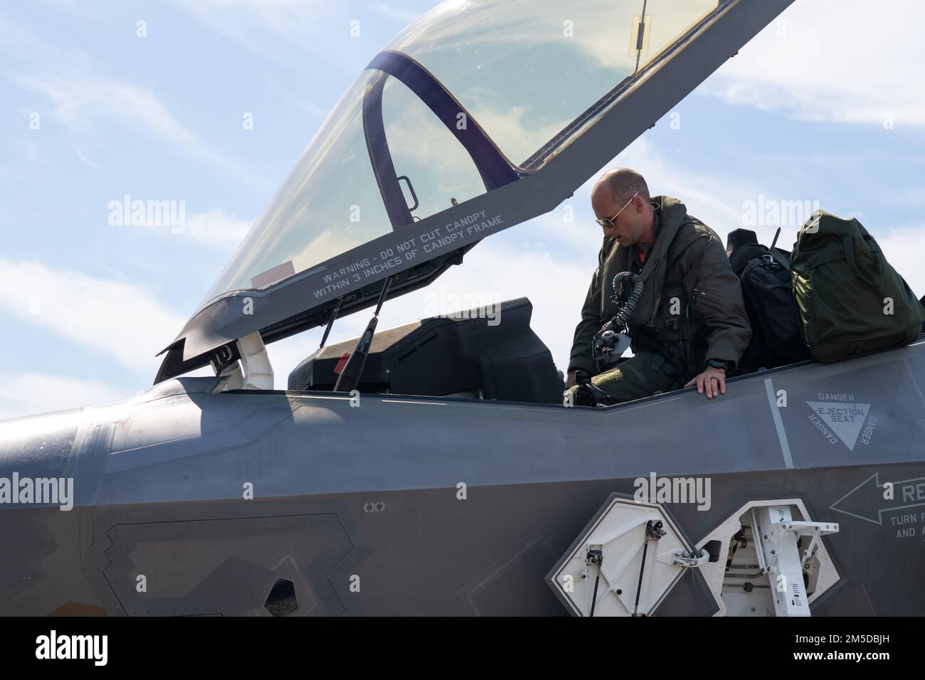 U.S. Air Force Capt. Jack “Shotgun” Miller, 62nd Fighter Squadron F-35A ...