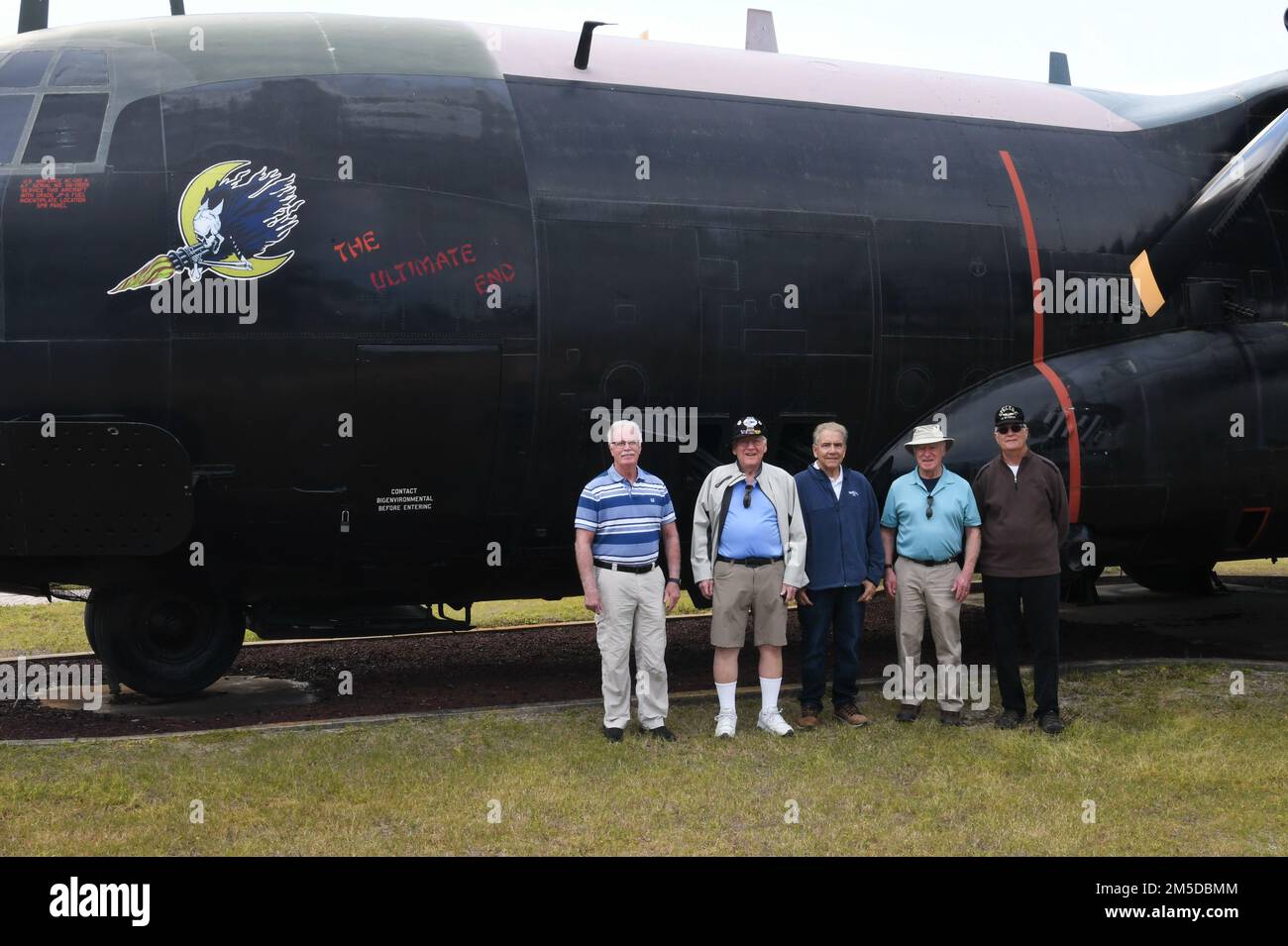 Aircrew from the AC-130A Gunship, call sign “Spectre 17,” assigned to ...