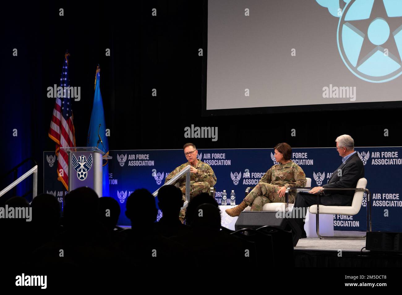 Chief Master Sergeant of the Space Force Roger A. Towberman and Chief ...