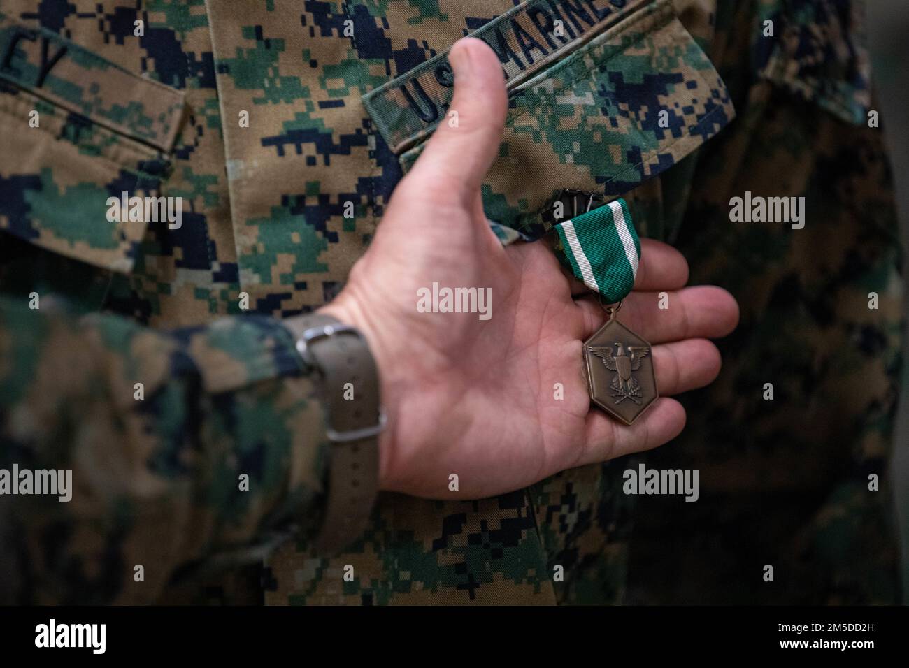 Navy and marine corps commendation medal hi-res stock photography and ...