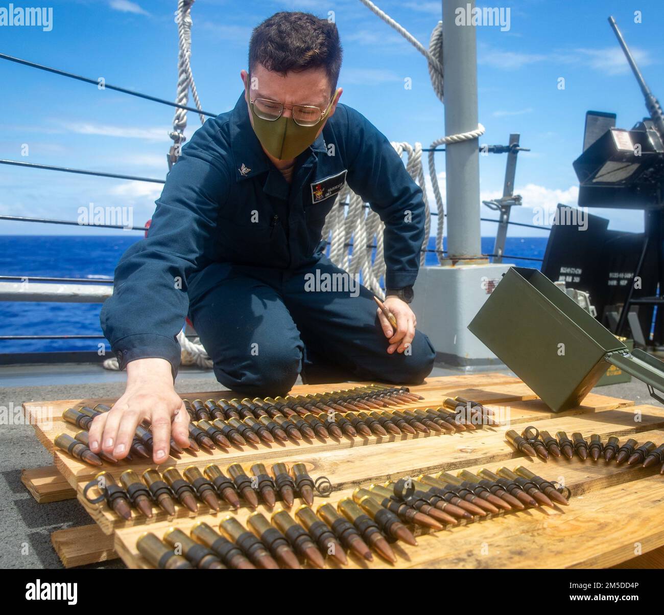 220304-N-KW492-1304 PACIFIC OCEAN (March 4, 2022) Gunner’s Mate 3rd ...