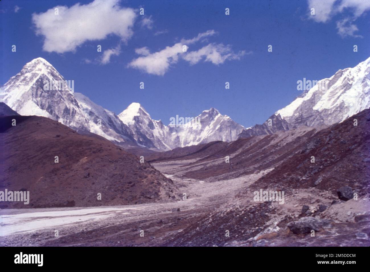 Lobuche is a Nepalese mountain which lies close to the Khumbu Glacier ...