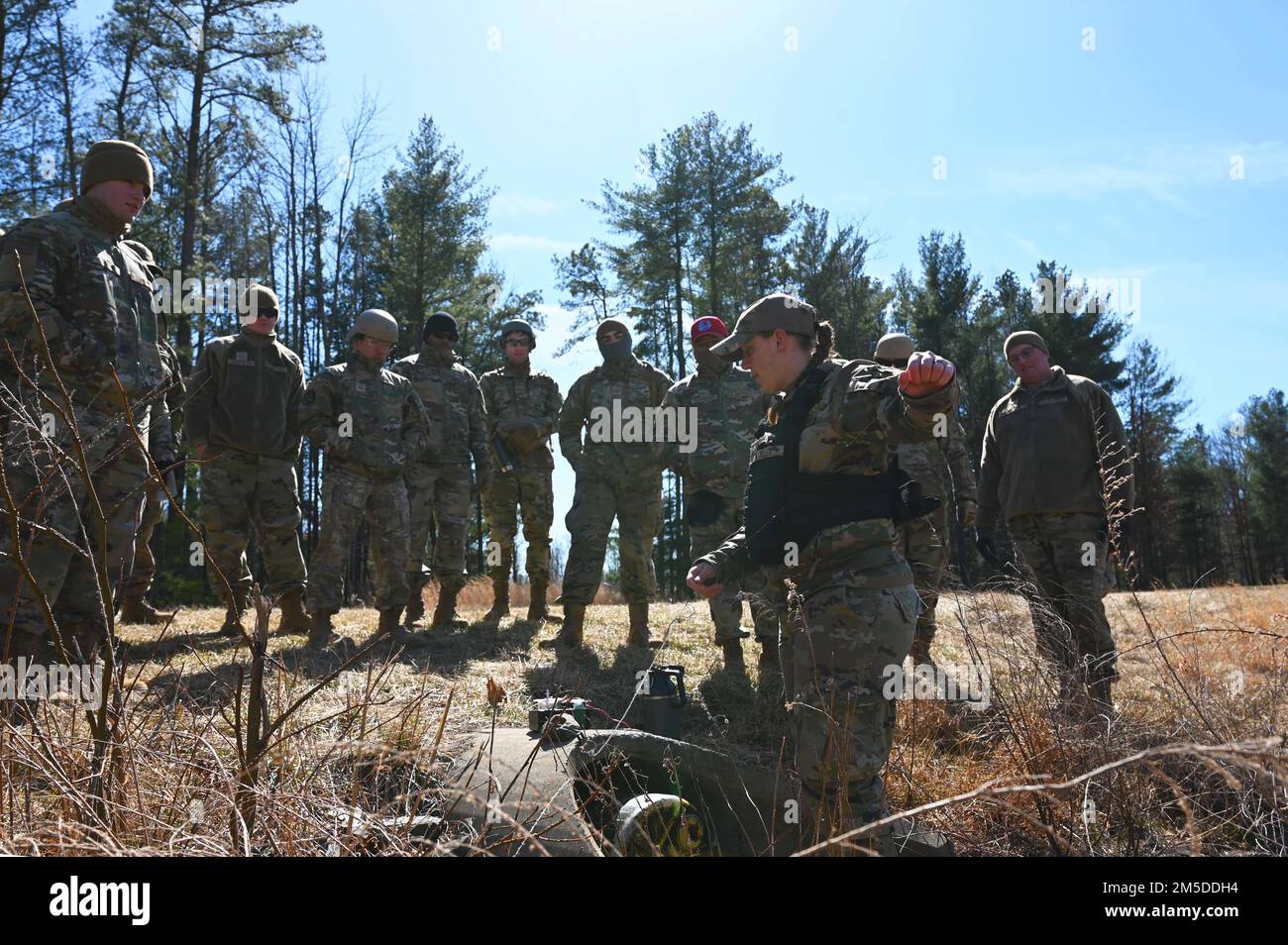 U.S. Air Force Tech. Sgt. Maria Tolley, a 421st Combat Training Squadron Counter Improvised ...
