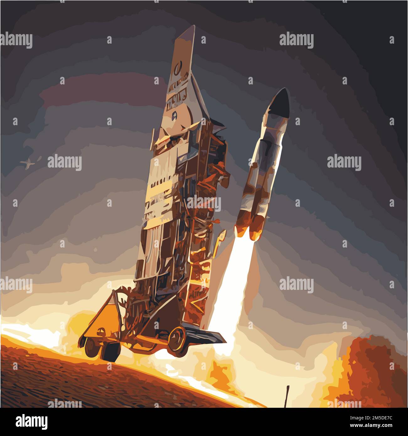 Ballistic capsule Stock Vector Images - Alamy