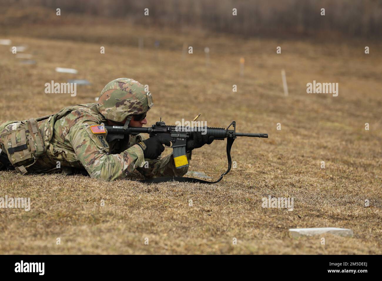 Staff Sgt. Spencer Grayson, a member of Headquarters Company, 700th ...