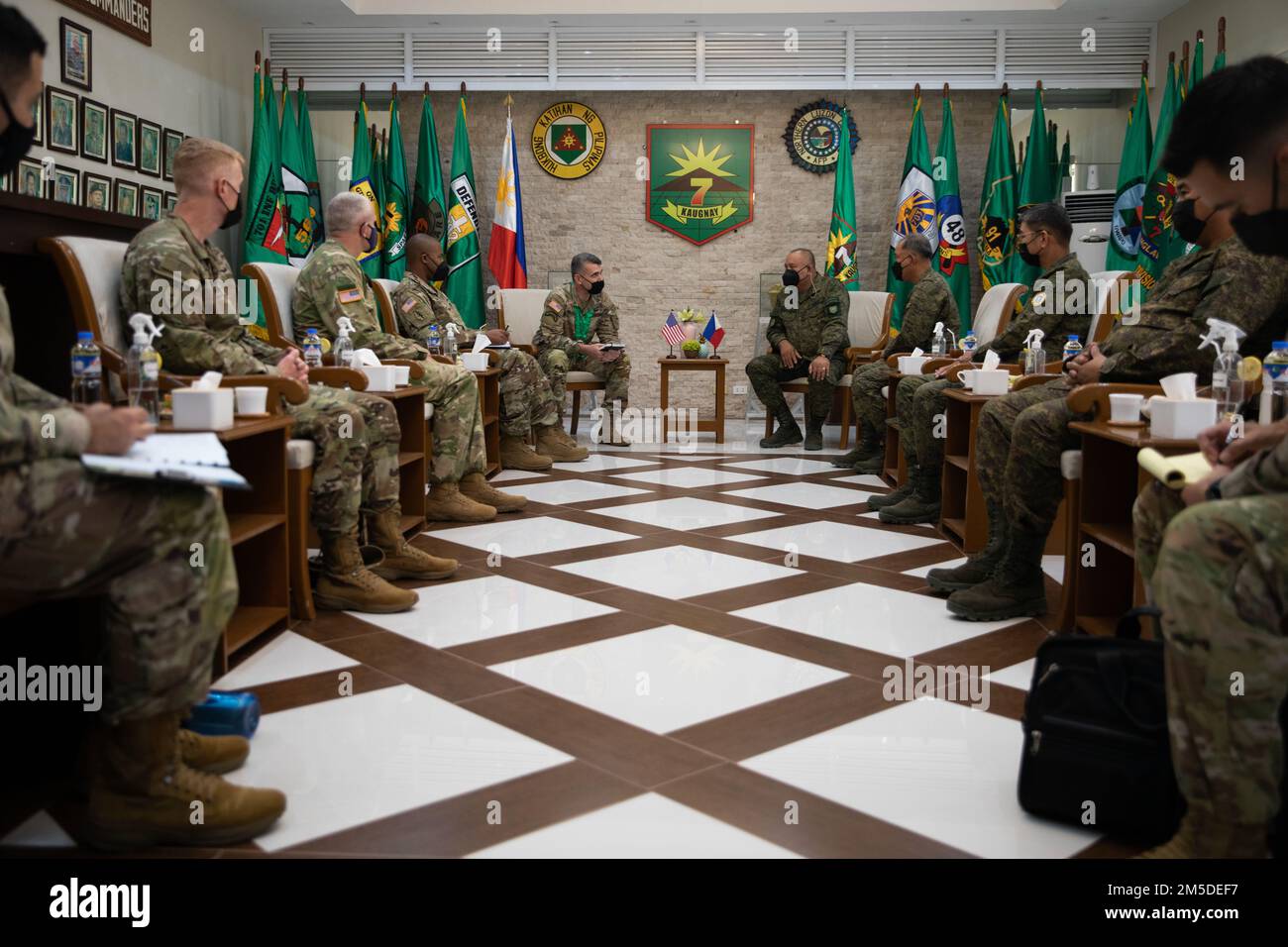 U.S. Army Maj. Gen. Matthew McFarlane, the deputy commanding general of ...