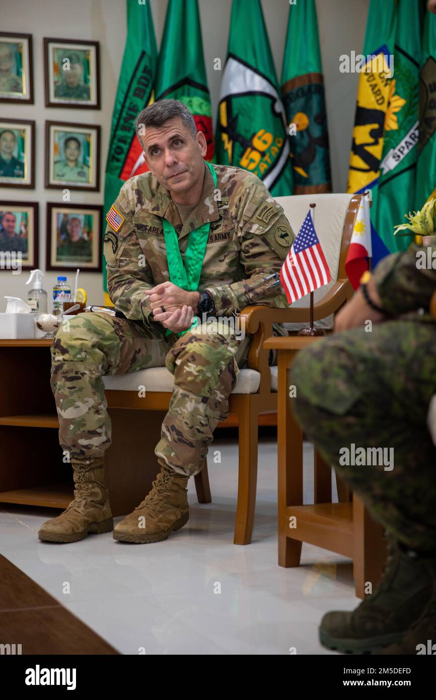 U.S. Army Maj. Gen. Matthew McFarlane, the deputy commanding general of U.S. Army Pacific ...