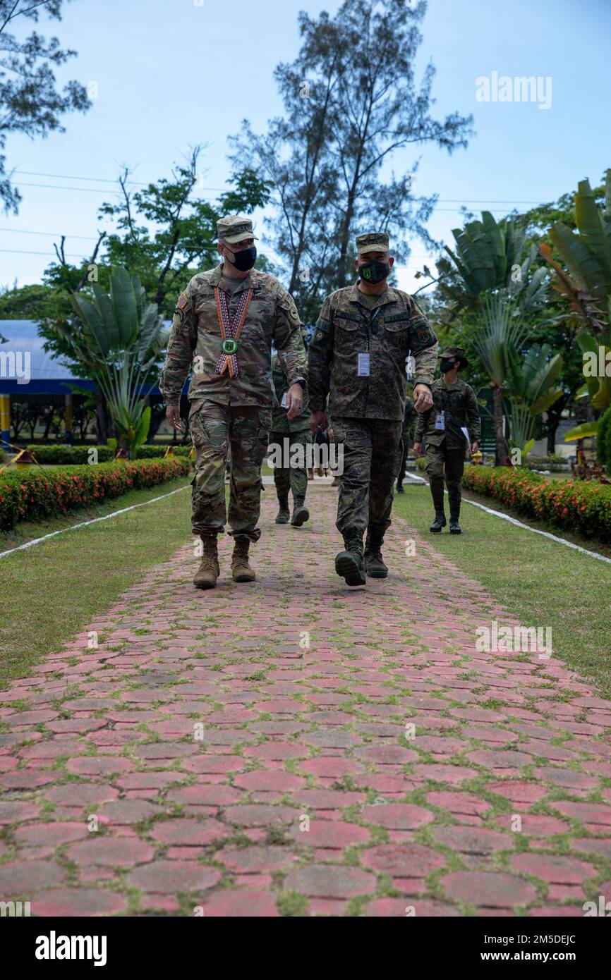 Philippine Brigadier General Romulo Manuel Jr., the Army Artillery ...