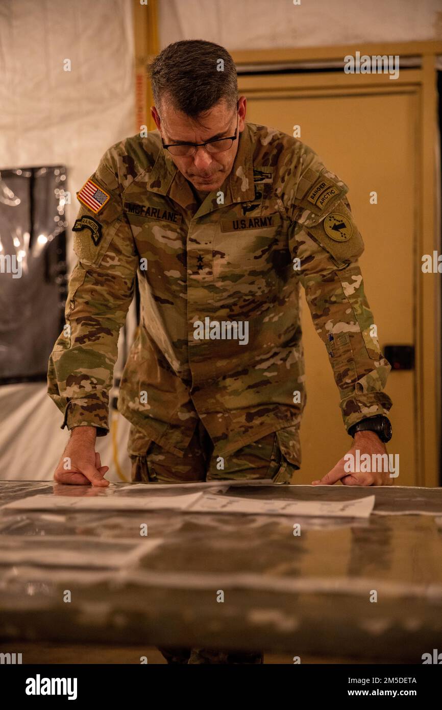 U.S. Army Maj. Gen. Matthew McFarlane, the deputy commanding general of U.S. Army Pacific ...