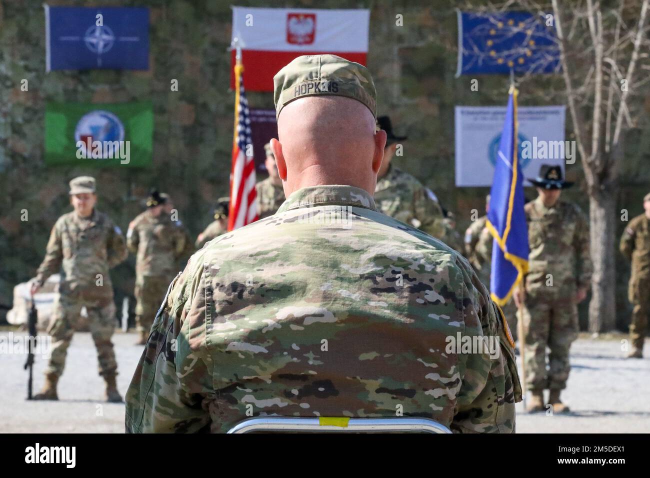 The outgoing Regional Command East commander, Col. Brey Hopkins ...
