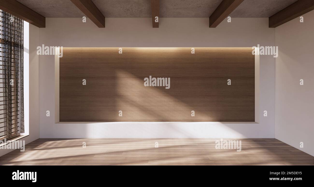 muji room interior with shelf wall japanese style design hidden light ...