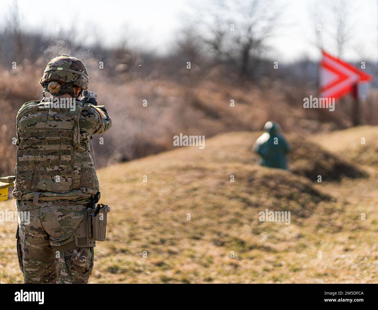 Spc. Alexis Cummins, of the 384th Military Police Company, qualified ...