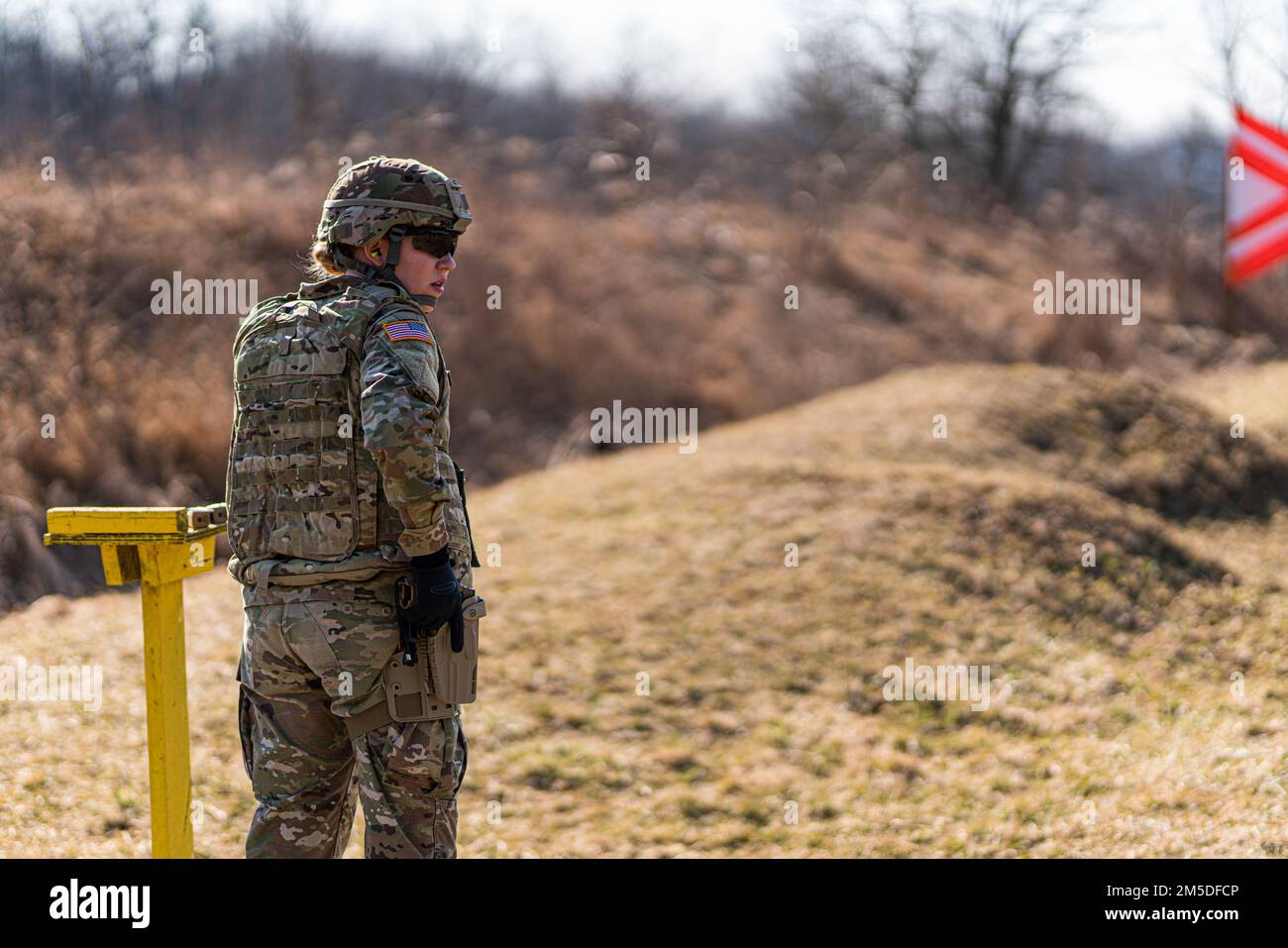 Spc. Alexis Cummins, of the 384th Military Police Company, qualified ...