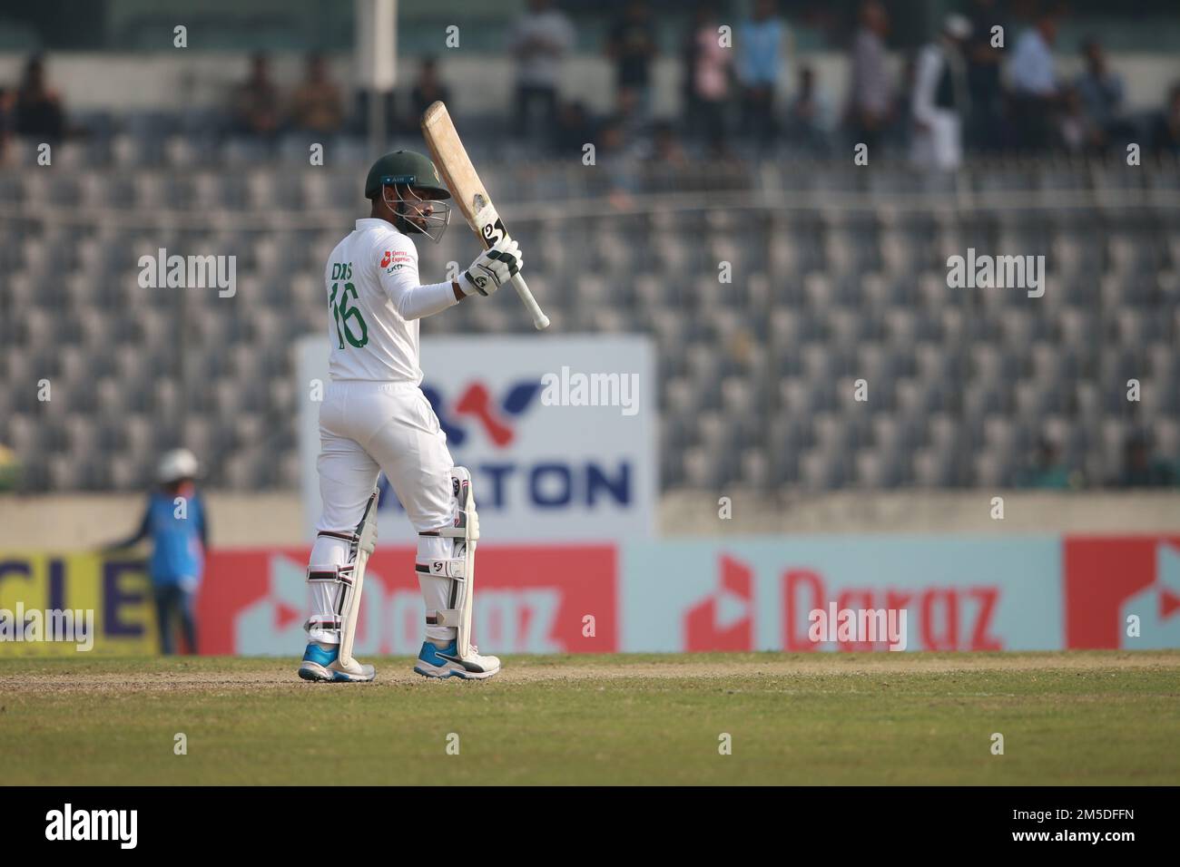 Bangladesh- India 2nd Test match day three at The Sher-e-Bangla ...