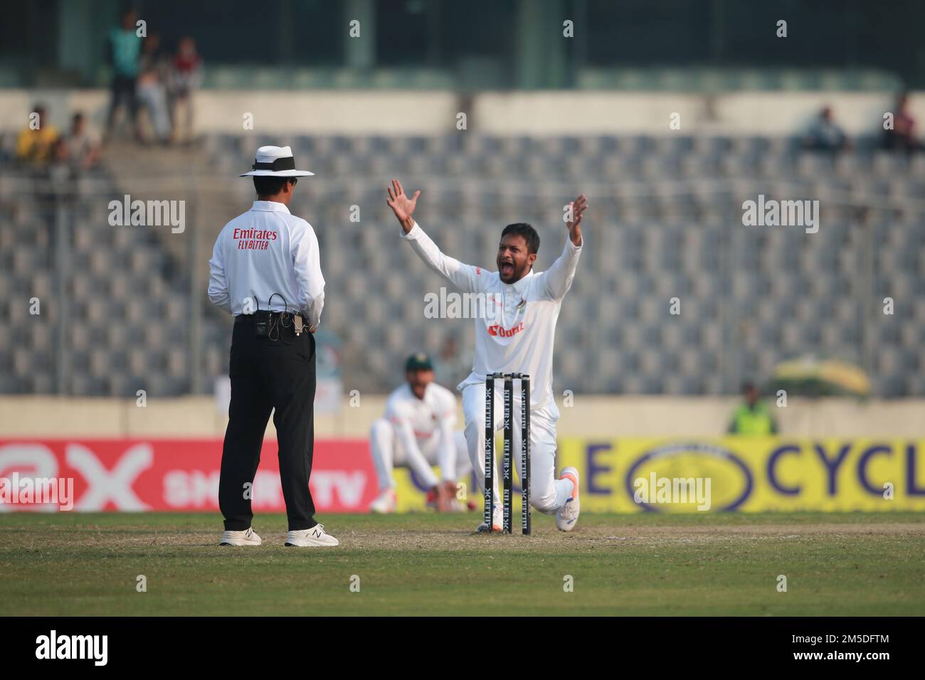 Bangladesh- India 2nd Test match day three at The Sher-e-Bangla ...