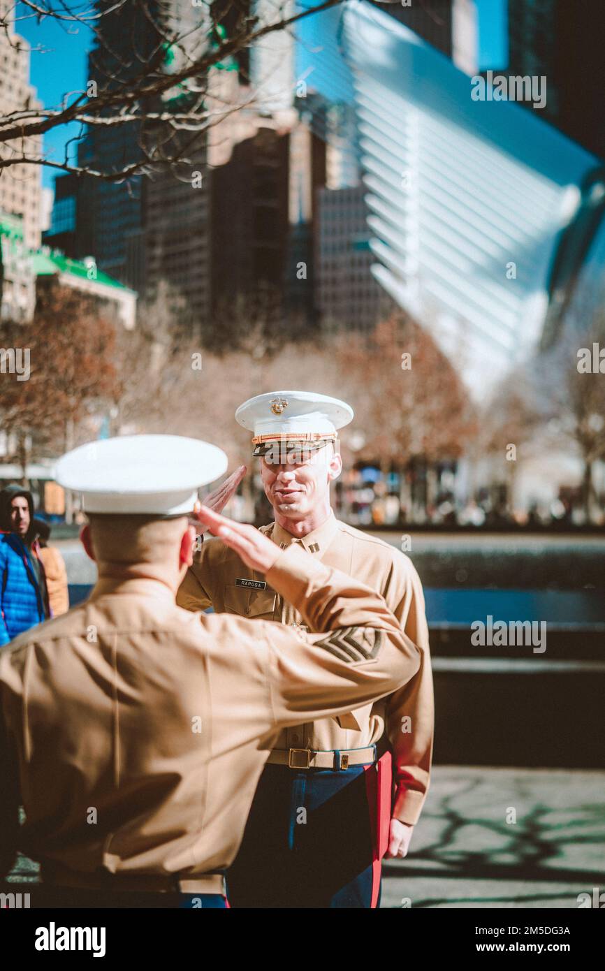 Marine 9 11 ground zero hi-res stock photography and images - Alamy