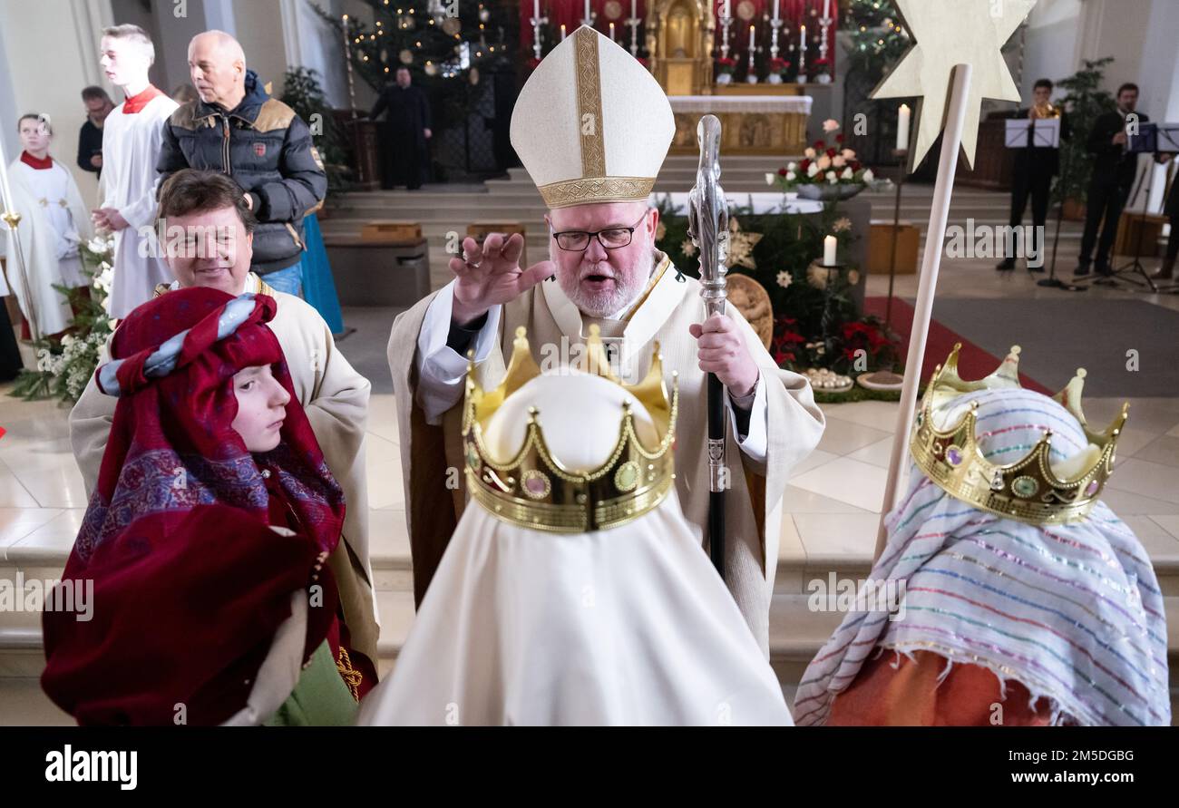 28 December 2022, Bavaria, Bad Tölz: Cardinal Reinhard Marx (M ...