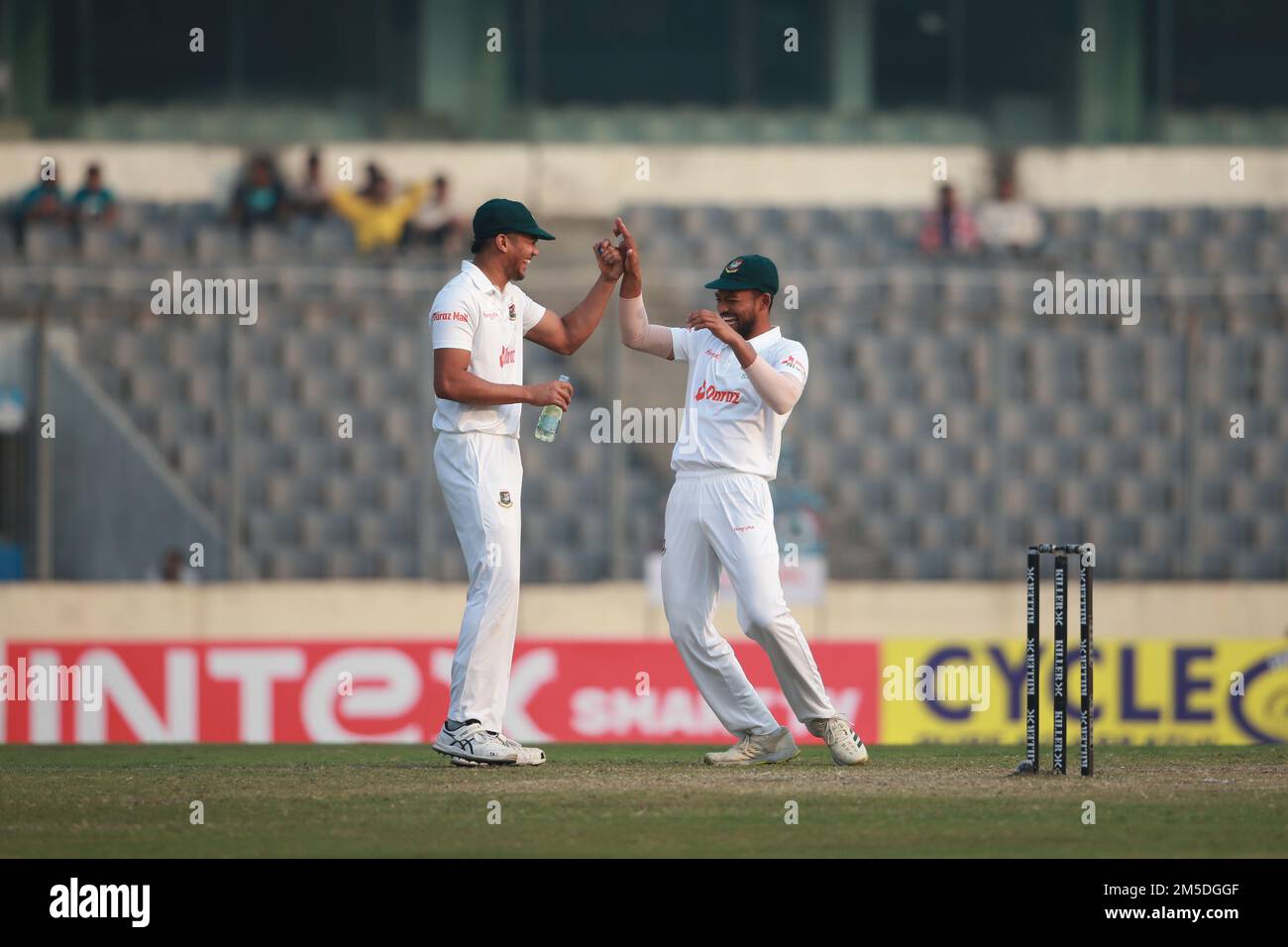Bangladesh- India 2nd Test match day three at The Sher-e-Bangla ...