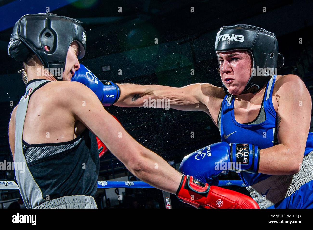 U.S. AIR FORCE ACADEMY, Colo. -- Air Force's Mack Lucas, right, lands a ...