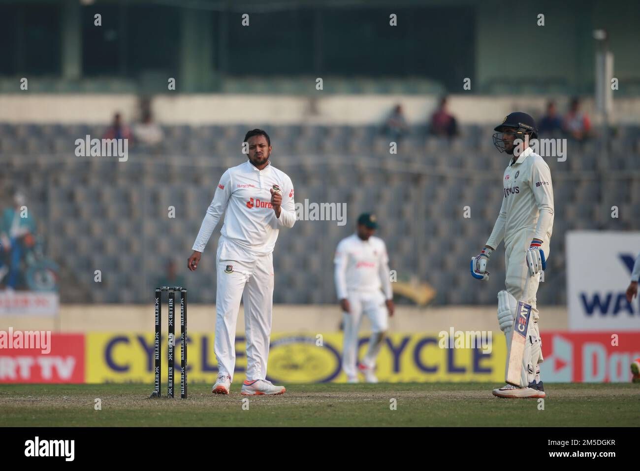 Bangladesh- India 2nd Test match day three at The Sher-e-Bangla ...