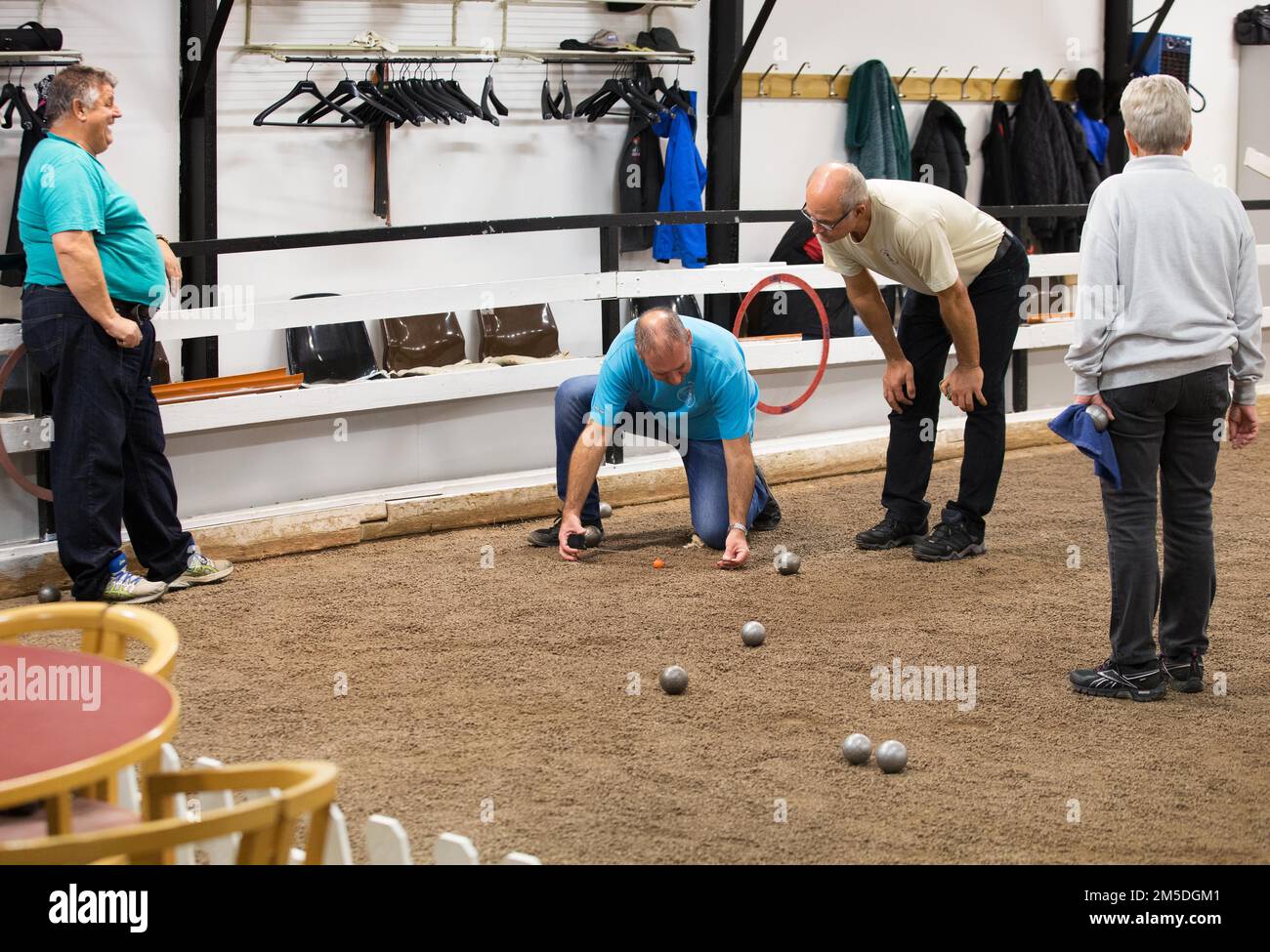 Boule players, Motala, Sweden Stock Photo - Alamy