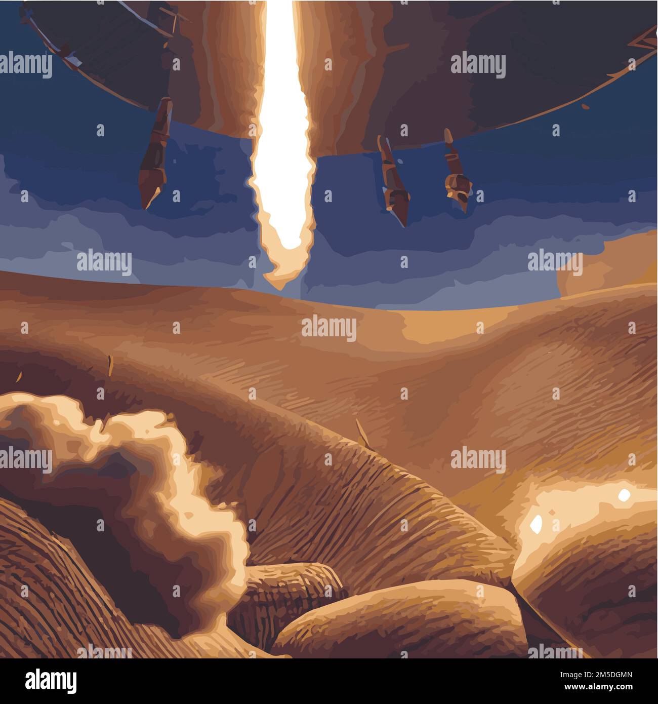 First missile Stock Vector Images - Alamy