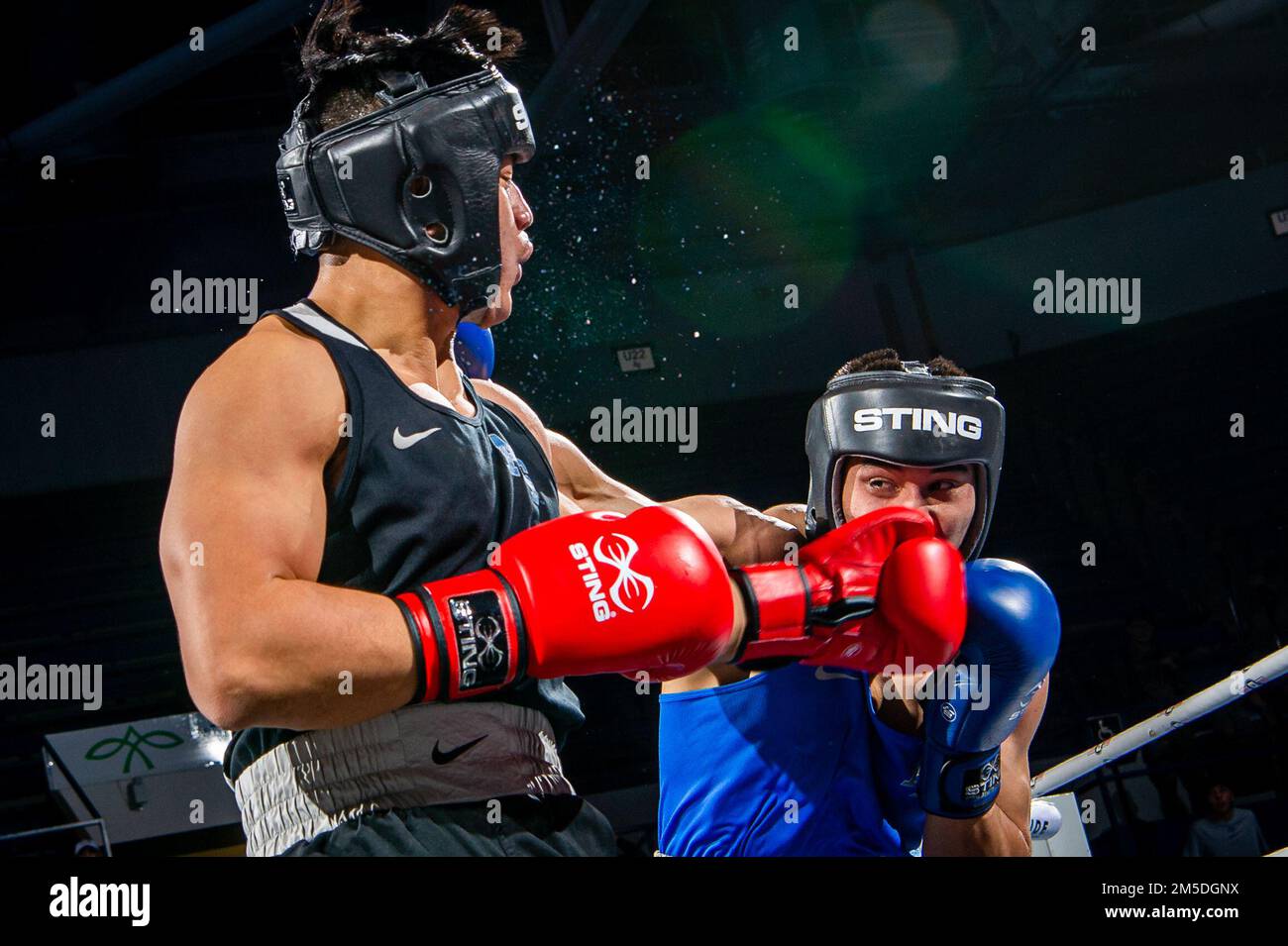 U.S. AIR FORCE ACADEMY, Colo. -- Air Force's Jacob Mendoza, right ...