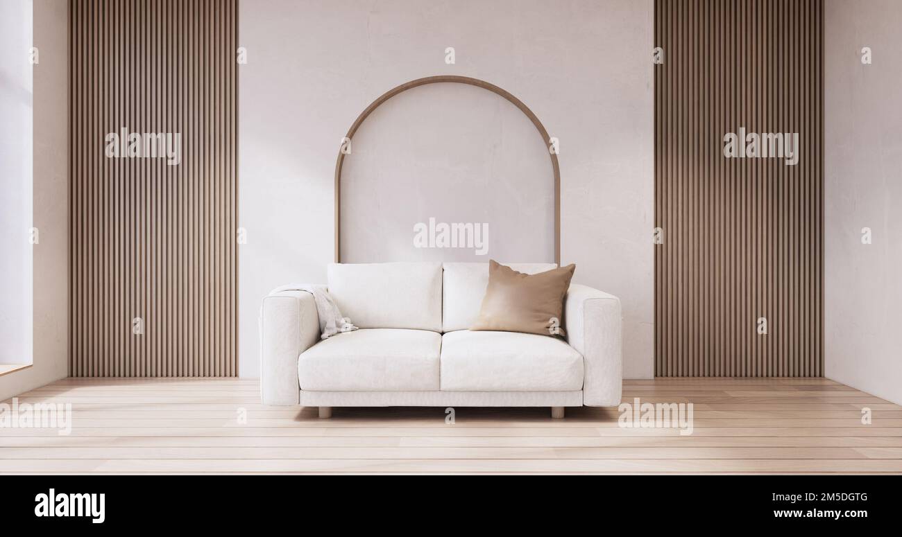 Minimal Muji style, Empty wooden room,Cleaning japandi room interior ...