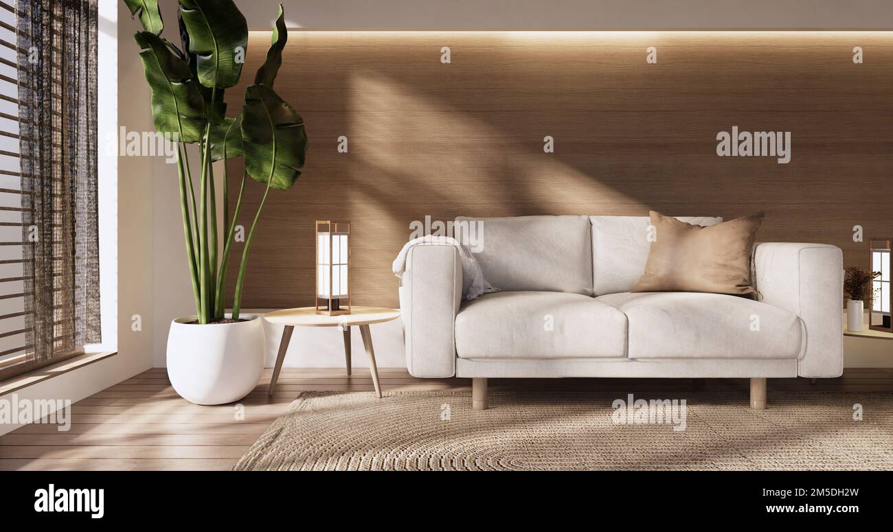 Minimal Muji style, Empty wooden room,Cleaning japandi room interior ...