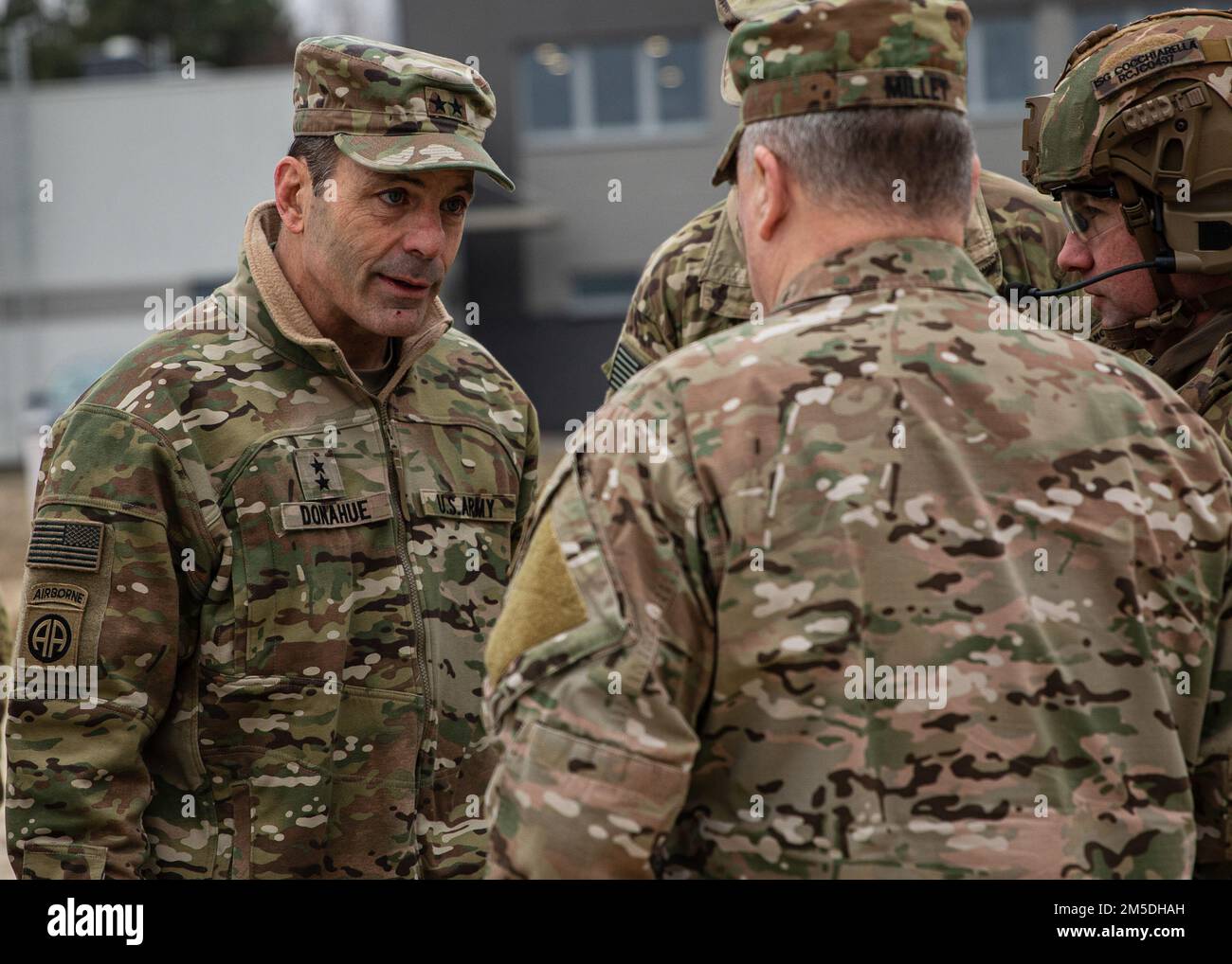 Maj. Gen. Christopher Donahue, the 82nd Airborne Division commanding ...