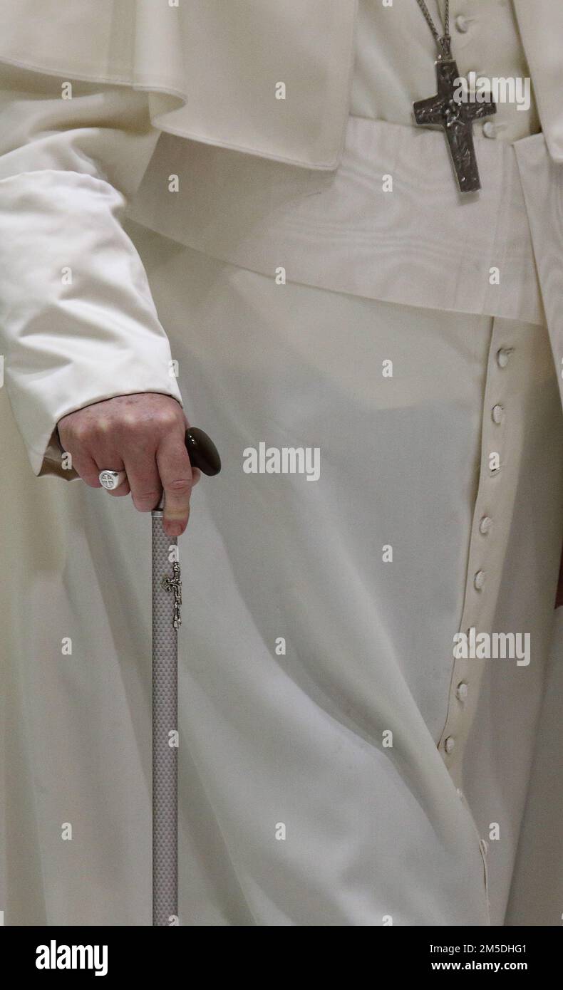 December 28, 2022 - POPE FRANCIS during his wednesday general audience ...