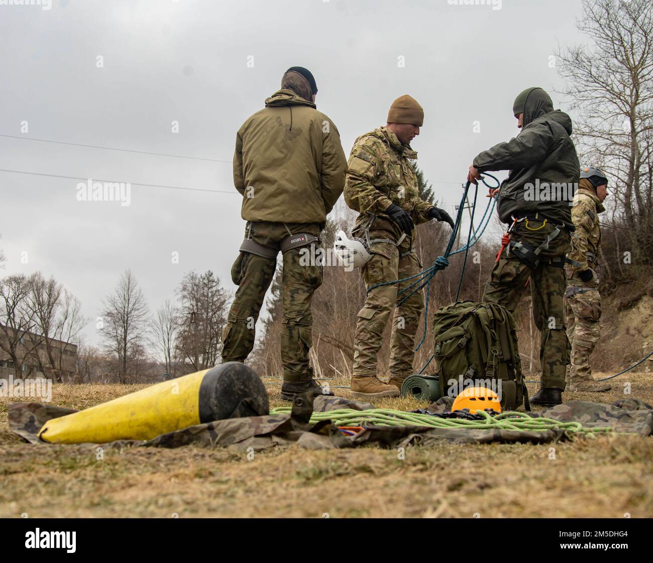 Paratroopers assigned to the 3rd Brigade Combat Team, 82nd Airborne ...