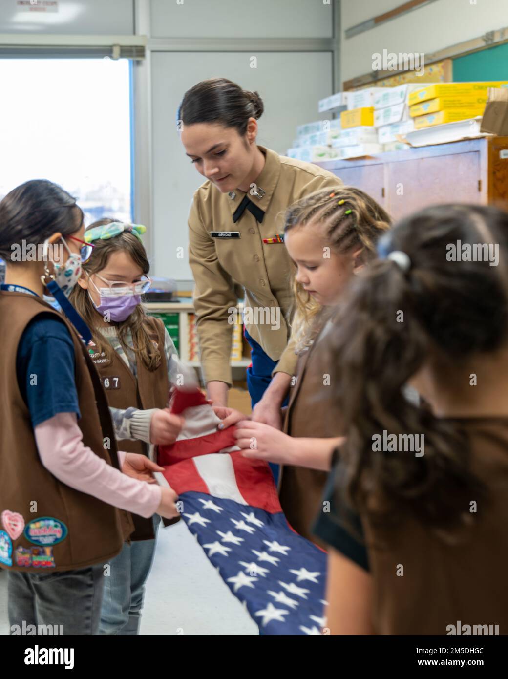 U.S. Marine Corps Capt. Maria Arnone, marketing and communication ...