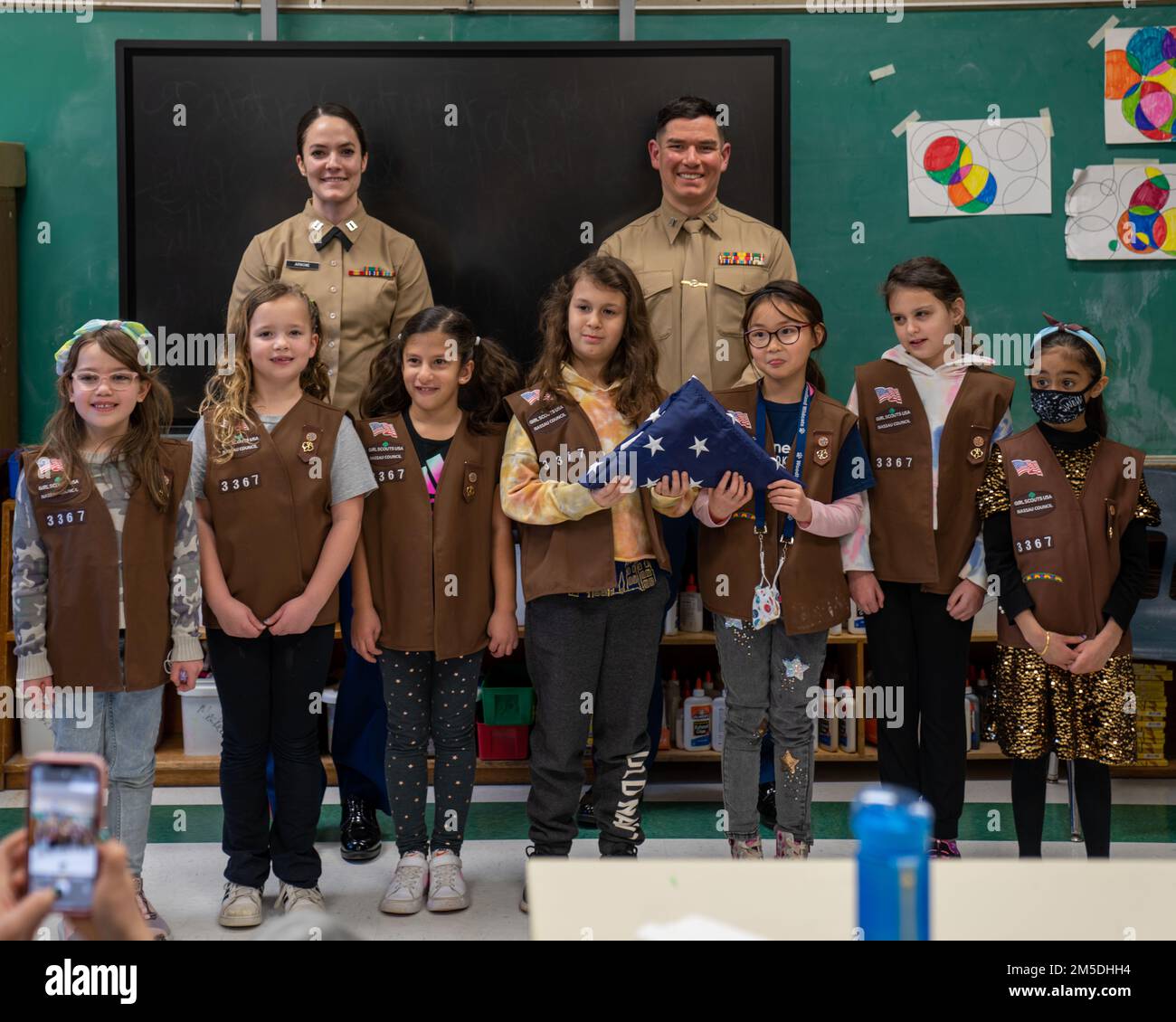 U.S. Marine Corps Capt. Maria Arnone, marketing and communication ...