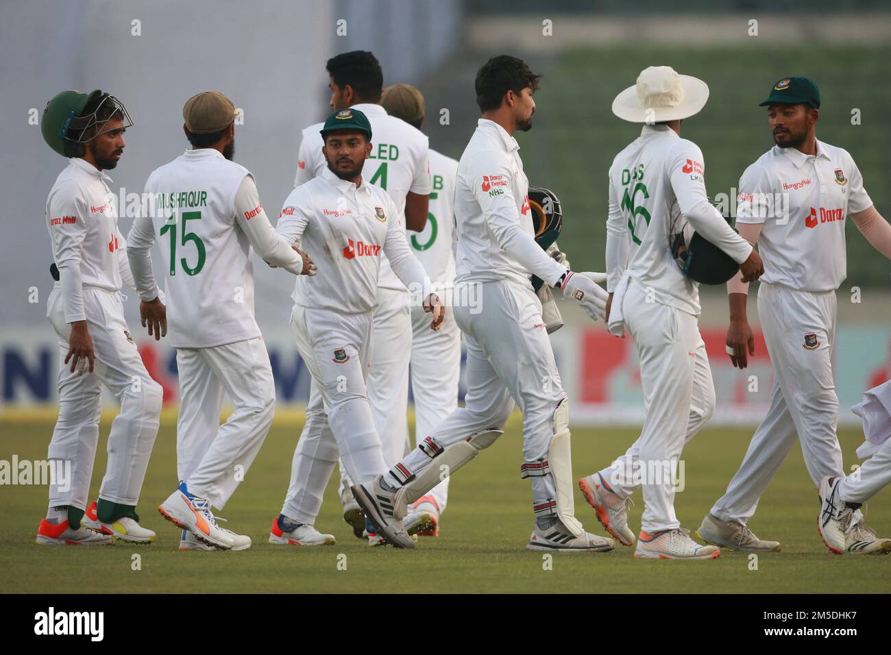 Bangladesh- India 2nd Test match day three at The Sher-e-Bangla ...