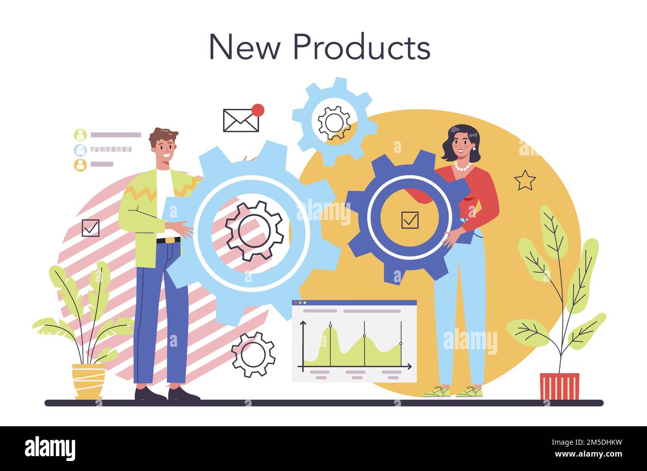 New product concept. Start up business development idea ...