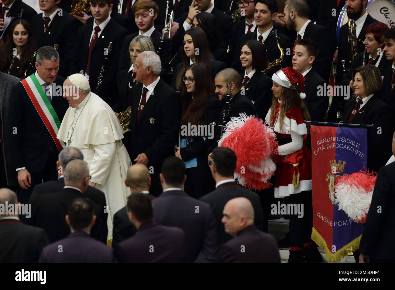 December 28, 2022 - POPE FRANCIS during his wednesday general audience ...