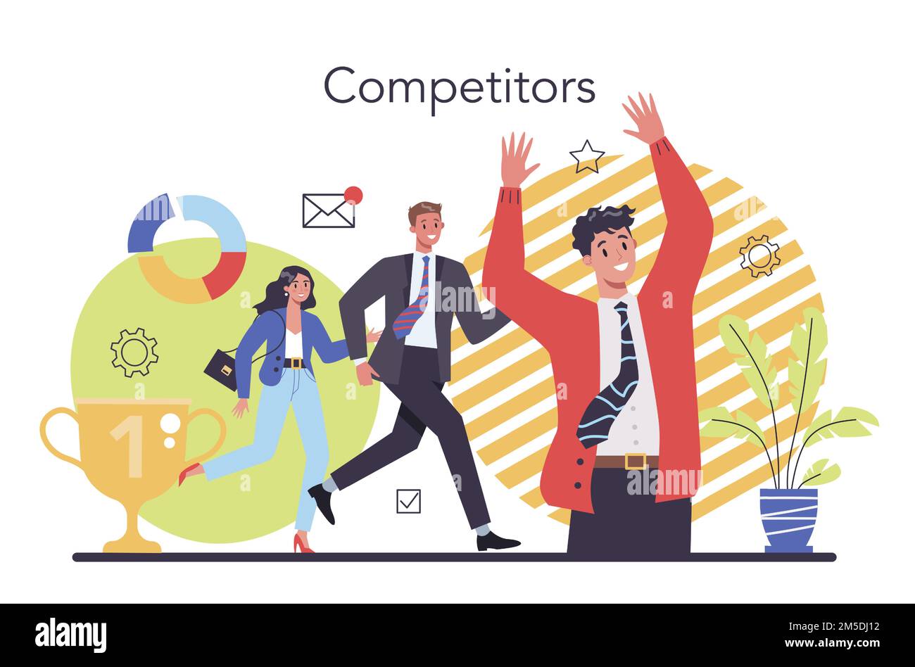 Competitor analysis concept. Business competition. Market research and ... Competitor analysis concept. Business competition. Market research and ...