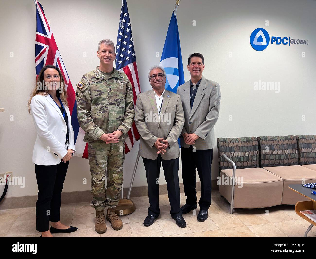 Army Gen. Daniel Hokanson, chief, National Guard Bureau, visits the ...