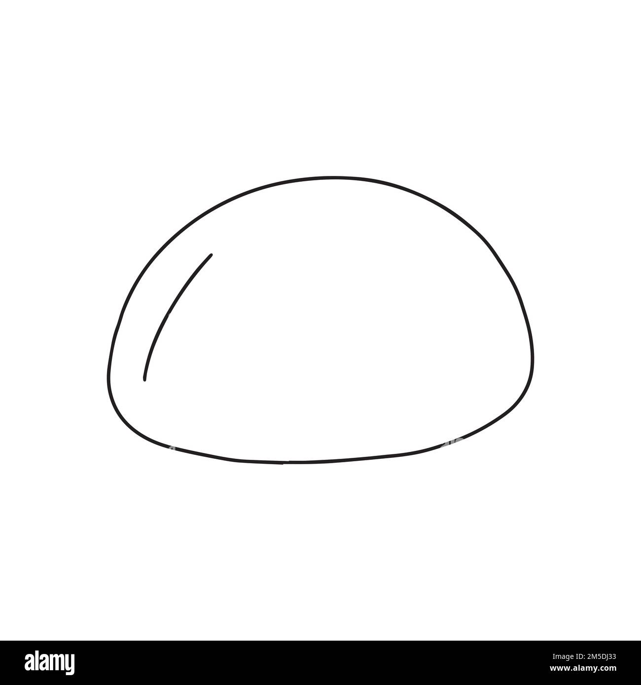 Vector Japanese Dessert Mochi Doodle Sketch Stock Vector Image And Art Alamy