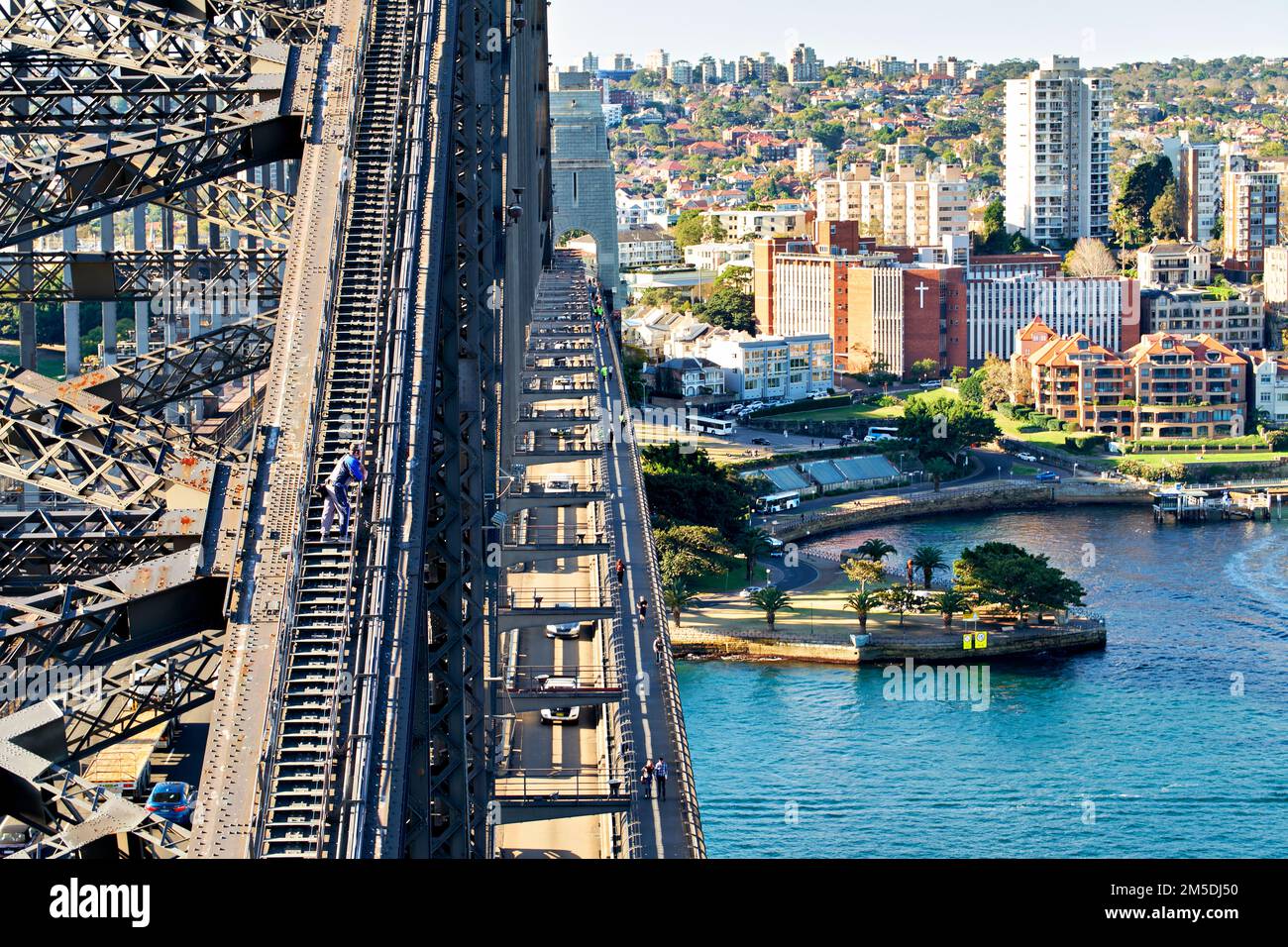 Aerial view sydney harbour bridge hi-res stock photography and images ...
