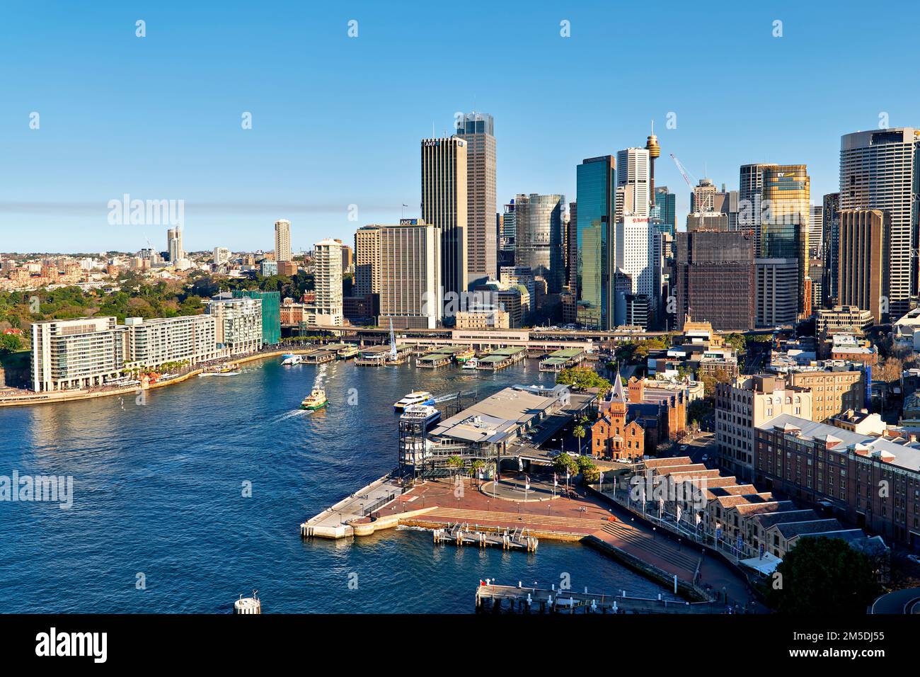 Sydney. New South Wales. Australia. Aerial view of the Central Business ...