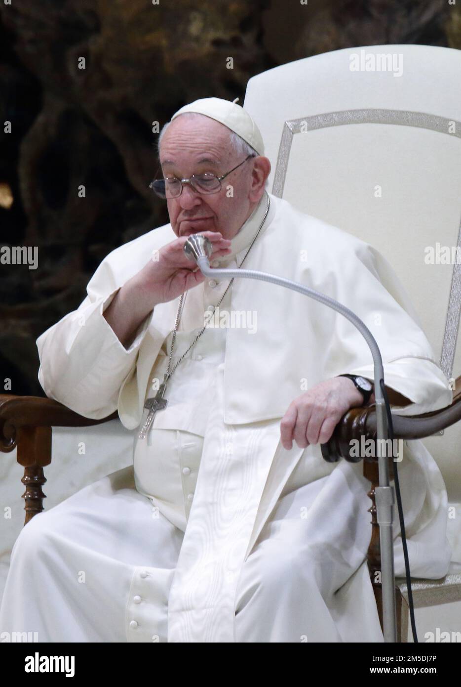 December 28, 2022 - POPE FRANCIS during his wednesday general audience ...