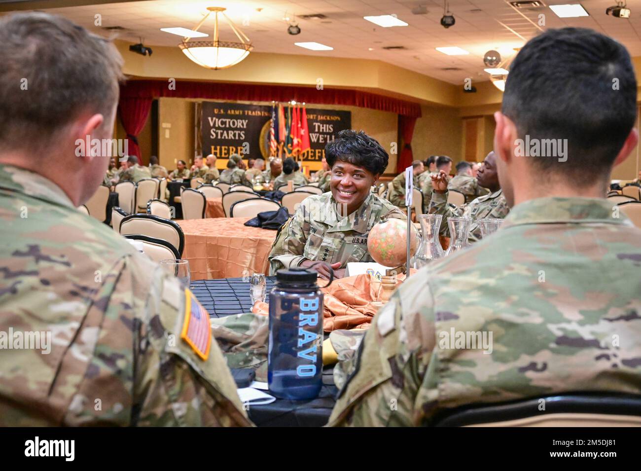 Lt. Gen. Donna Martin, 67th Inspector General of the U.S. Army, speaks ...