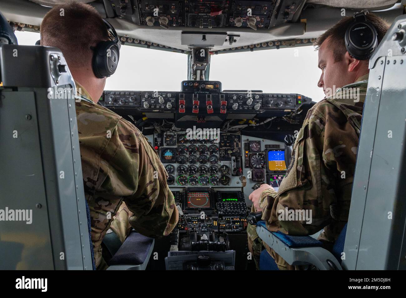 Capt. James Gill, 349th Air Refueling Squadron instructor pilot, and ...